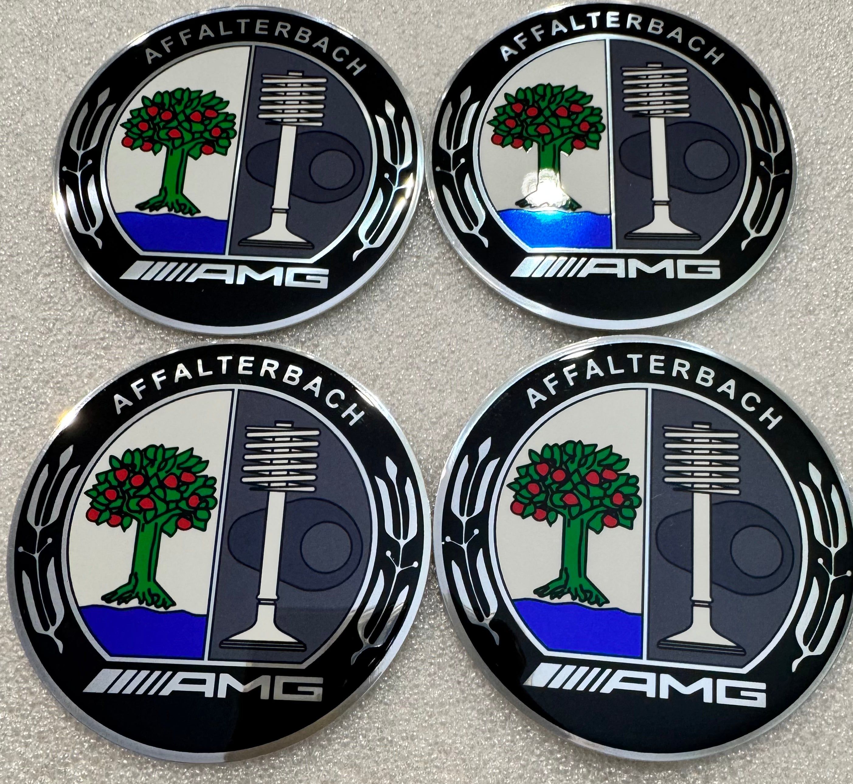 AMG logos / emblems for M283 M292 OZ Racing caps. – ozrims